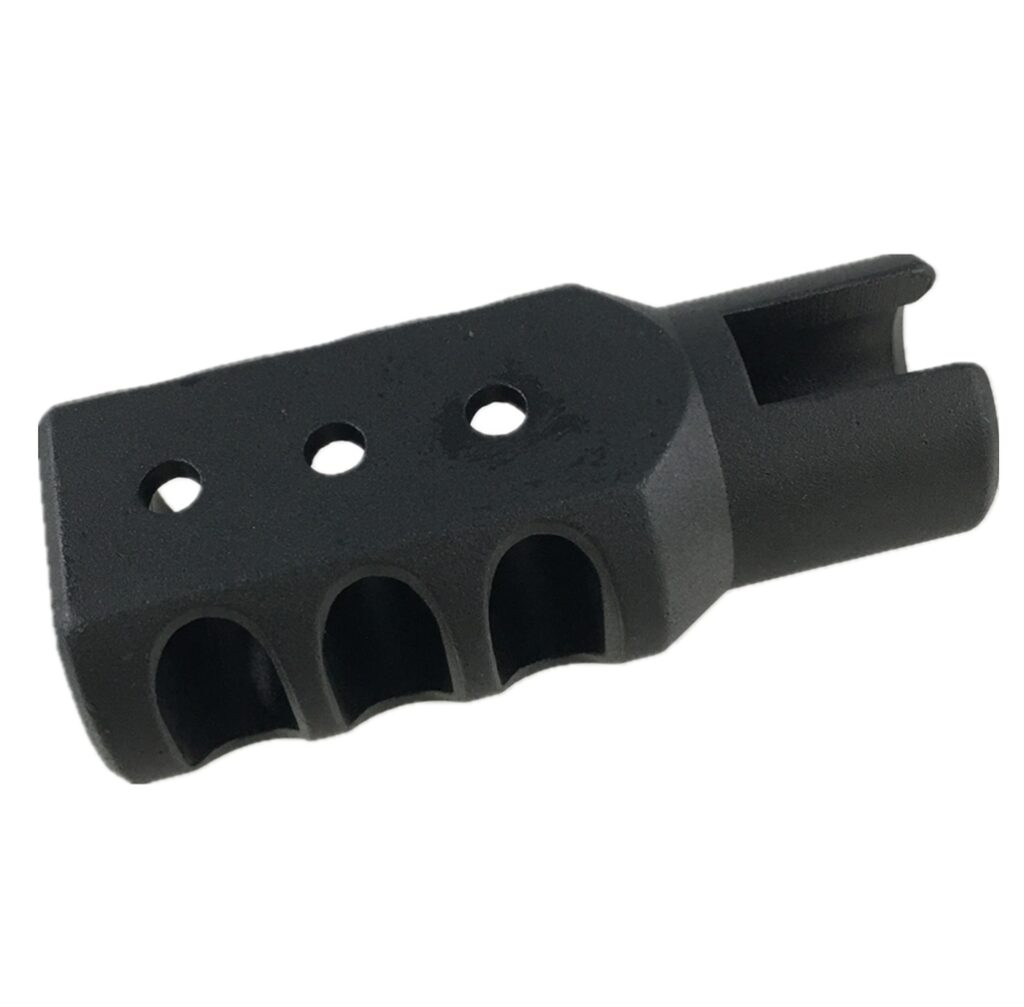 DB TAC Tanker Style Muzzle Brake Triangular Baffles Aluminum Black ...